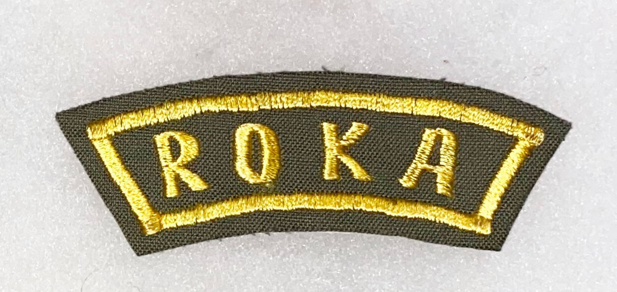 ROK / South Korean Army ROKA Tab / Patch | eBay