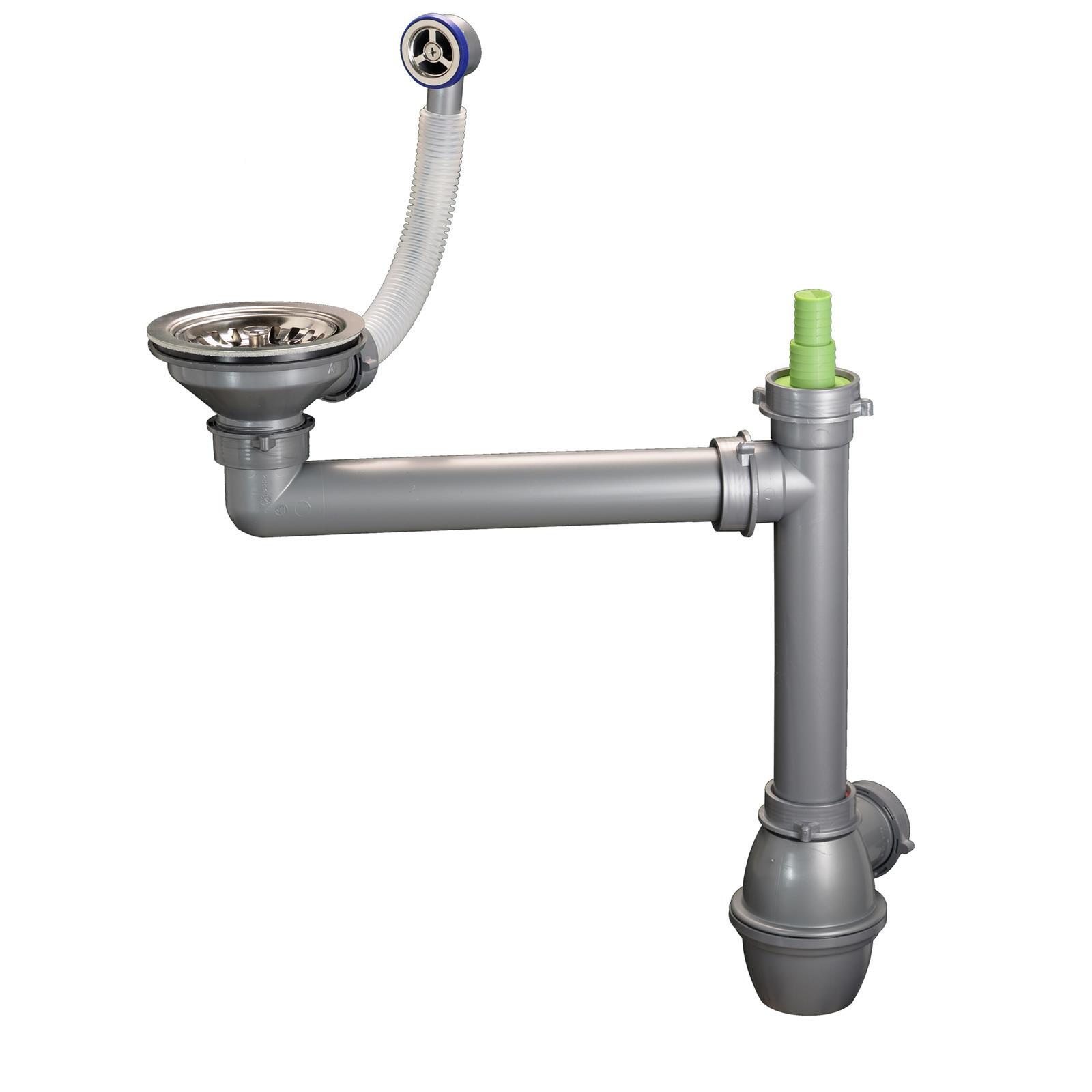 Liquida SEV860BL 1.0 Bowl BIO Composite Reversible Black Kitchen Sink ...