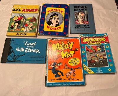 Lot of 6 Vintage Comics Underground Alternative Books Krazy Kat Real ...