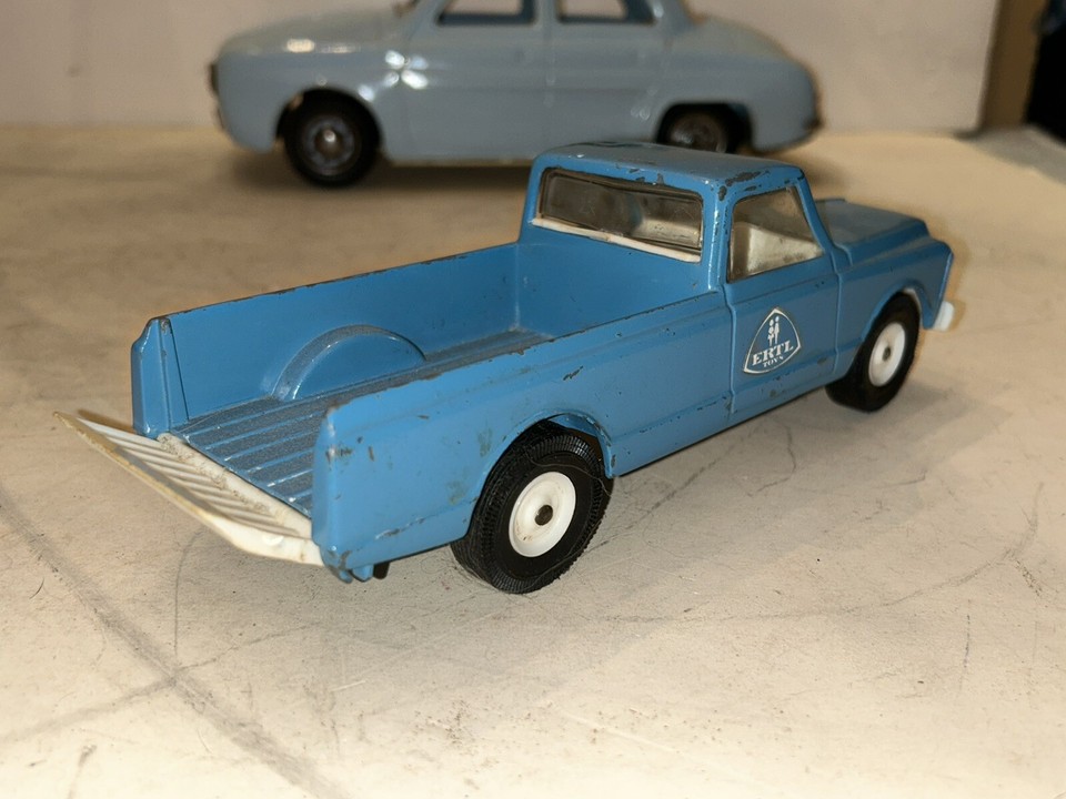 Vintage Ertl Blueprint Replica GMC Toy Pickup Truck Die Cast Blue W ...