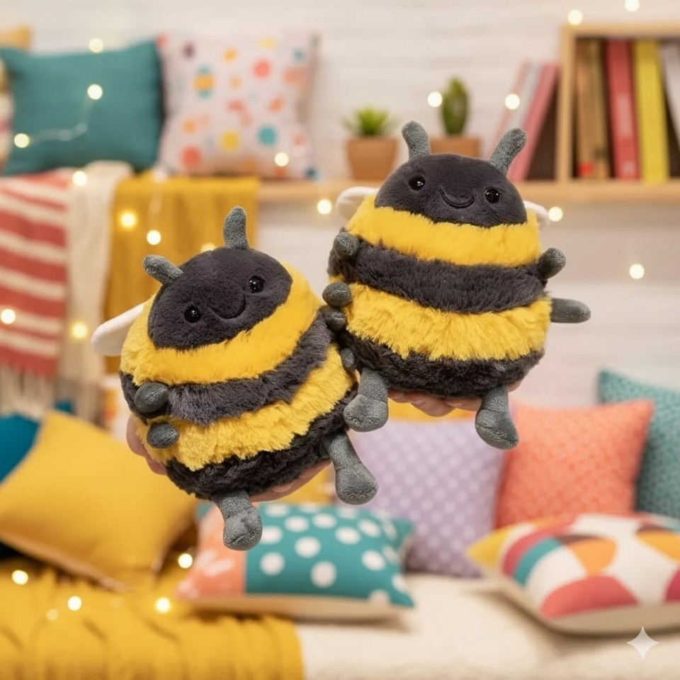 Jelly cat Stuffed Albee Bee Soft Plush Happiest Little Bumble Toys ...