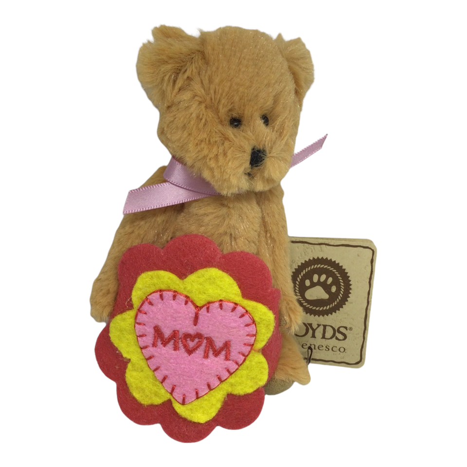 Boyds Bears Enesco Bear 5" Plush "Mom" Mother's Day Gift Soft Fur T8 | eBay