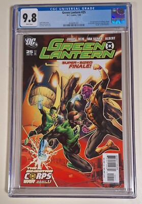 Green Lantern #25 CGC 9.8 DC Comics 2008 1st Larfreeze Atrocitus Munk ...