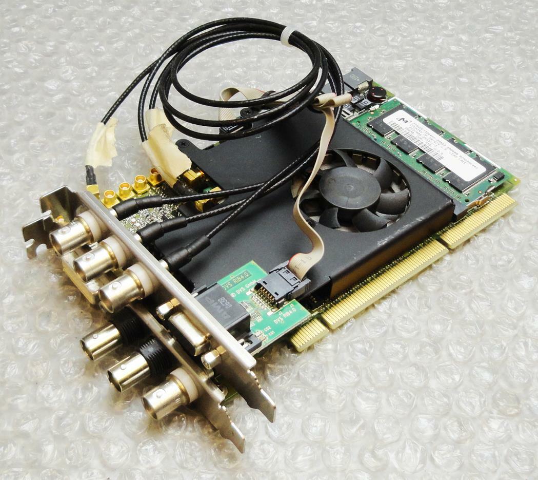 DVS Iris2 Hd/sd SDI I/o DVI RMT PCI Video Capture Card & Cables - Rib4 ...