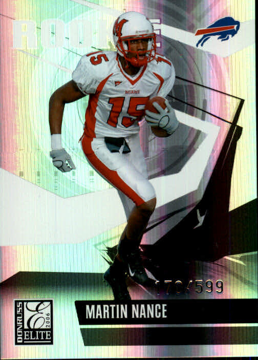 2006 Donruss Elite #190 Martin Nance RC Rookie Card /599 | eBay
