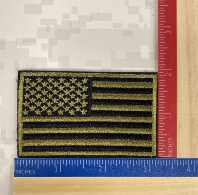 USA US Flag Forward Facing Patches 3x2"Morale HooK & Loop Fastener | eBay