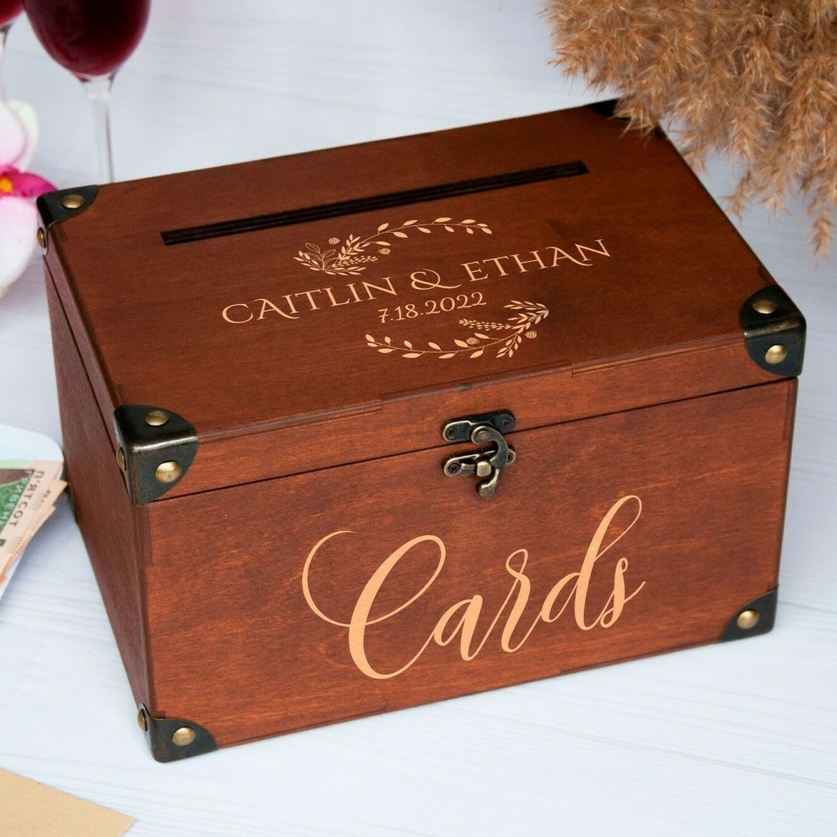 Wooden Wedding Card Box Ideas