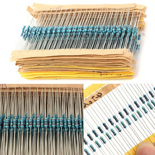 3120pcs 156 Values 1 ohm - 10M ohm 1/4W 1% Metal Film Resistors ...