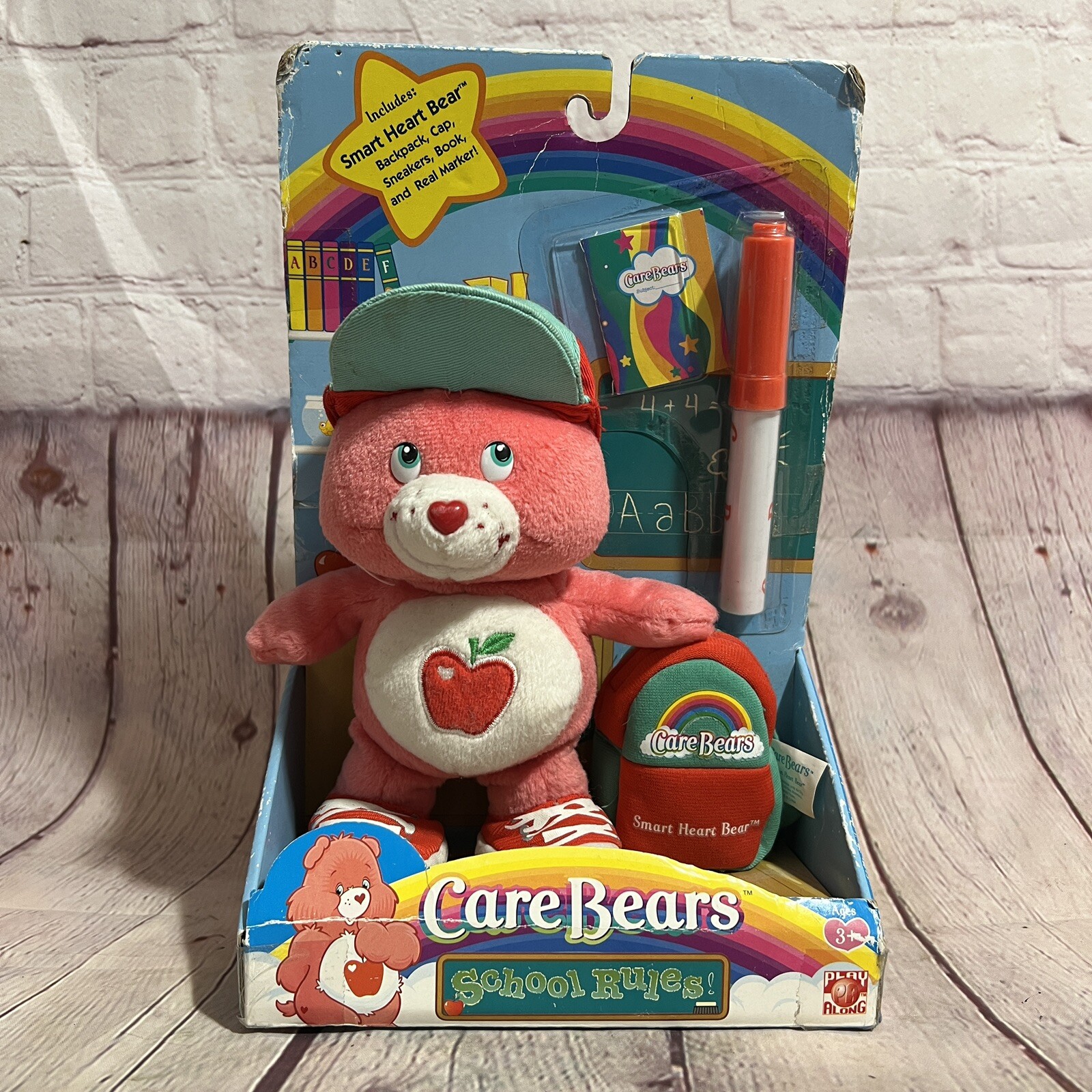Play Along Toys Care Bear - Smart Heart Bear - School Rules 8” | eBay