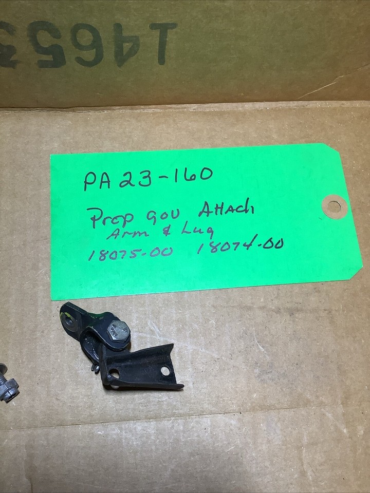Piper Apache PA23-160 Propeller Governor Control Arm 18075-00 & Lug ...