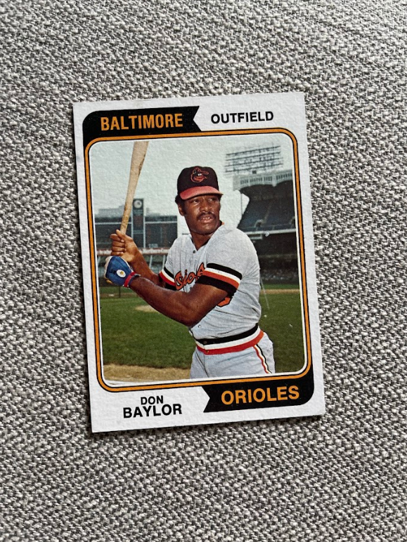 DCC: 1974 Topps #187 Don Baylor Baltimore Orioles EX+ Well Centered | eBay