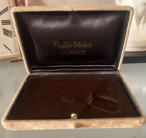 Red Philip Watch Original Vintage Velvet Watch Box Case | eBay