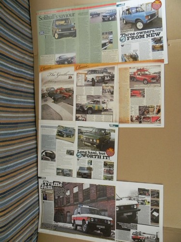 Land Rover Range Rover classic Magazine clippings #5 | eBay