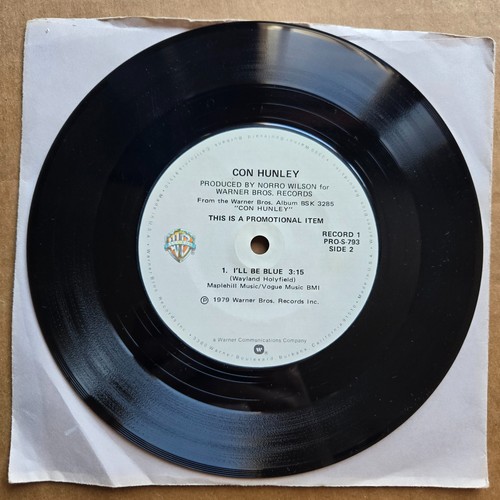 CON HUNLEY Week-End Friend PROMO I'll Be Blue 45 7" Record Vinyl ...