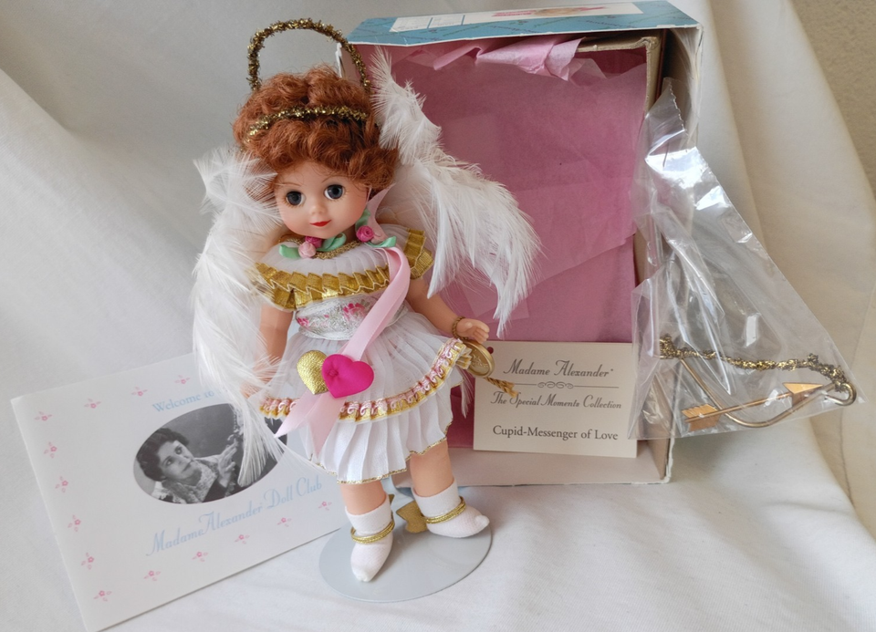 MADAME ALEXANDER CUPID MESSENGER OF LOVE DOLL-13860 W)BOX DOLL STAND | eBay