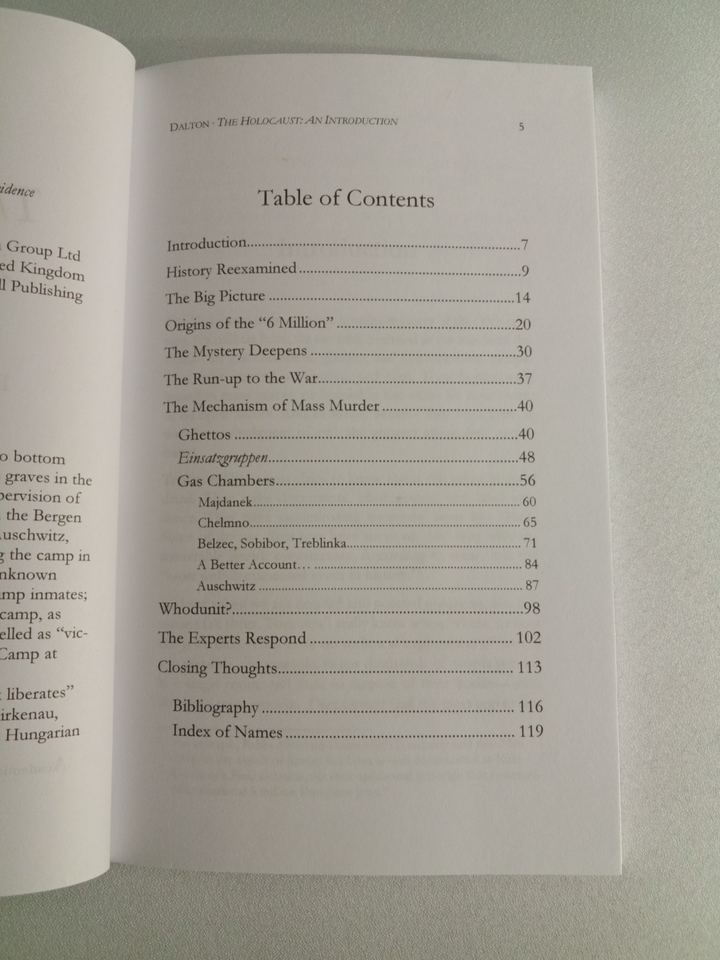 Holocaust: An Introduction by Thomas Dalton | eBay