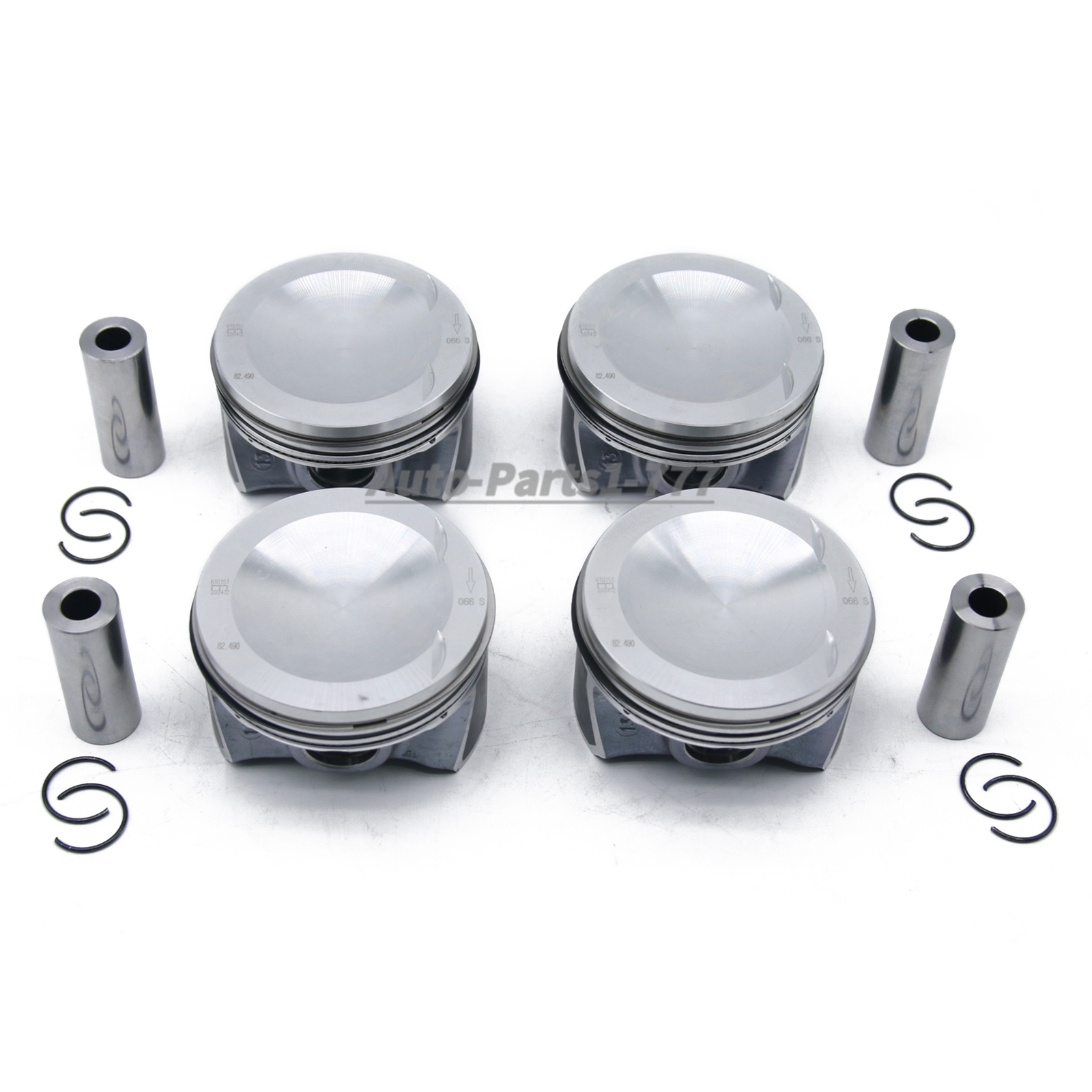 4x Pistons Rings Set Φ82.51mm / Φ21mm For VW Golf Scirocco R AUDI S3 ...