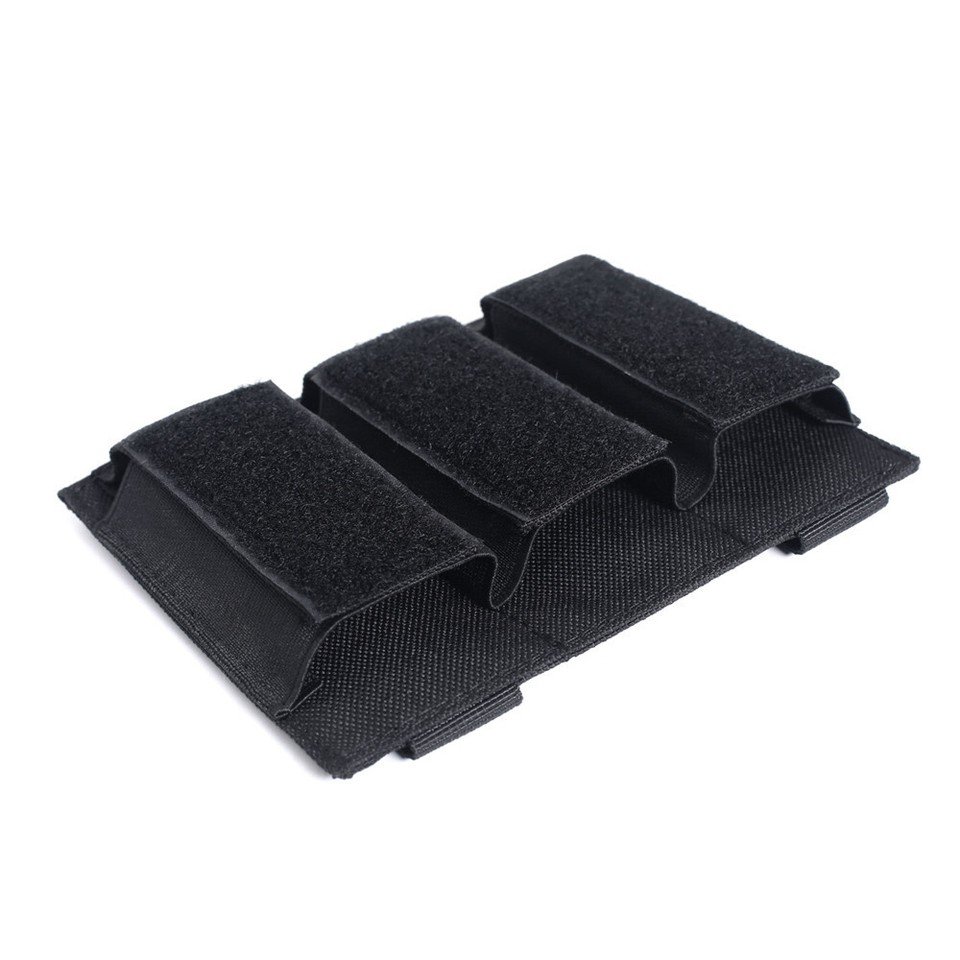 US Tactical Pistol Mag Holder Double Stack Molle Magazine Pouch for .40 ...