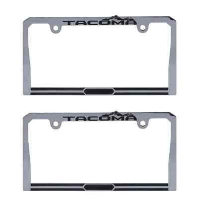 NEW Toyota Tacoma Chrome Metal License Plate Frame-Pair | eBay