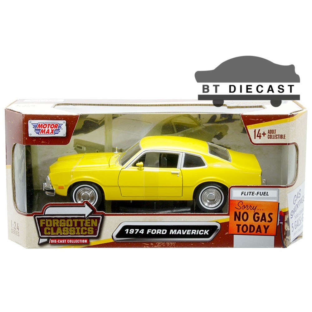 MOTORMAX FORGOTTEN CLASSICS 1974 FORD MAVERICK 1/24 DIECAST MODEL ...