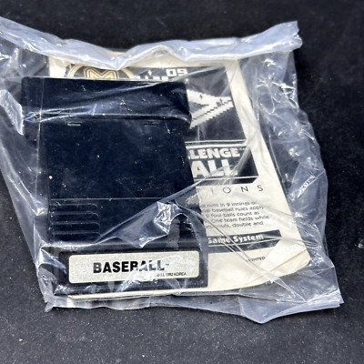 Super Challenge Baseball Atari 2600 Cartridge - Manual 1982 - Vintage ...