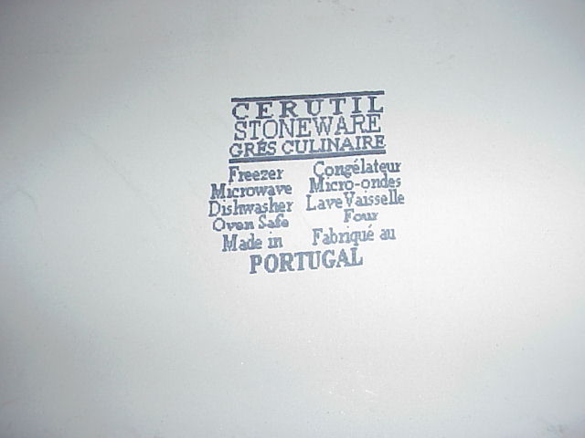 Cerutil Stoneware Baking Dish Portugal Fish Baker Multi Colored | eBay