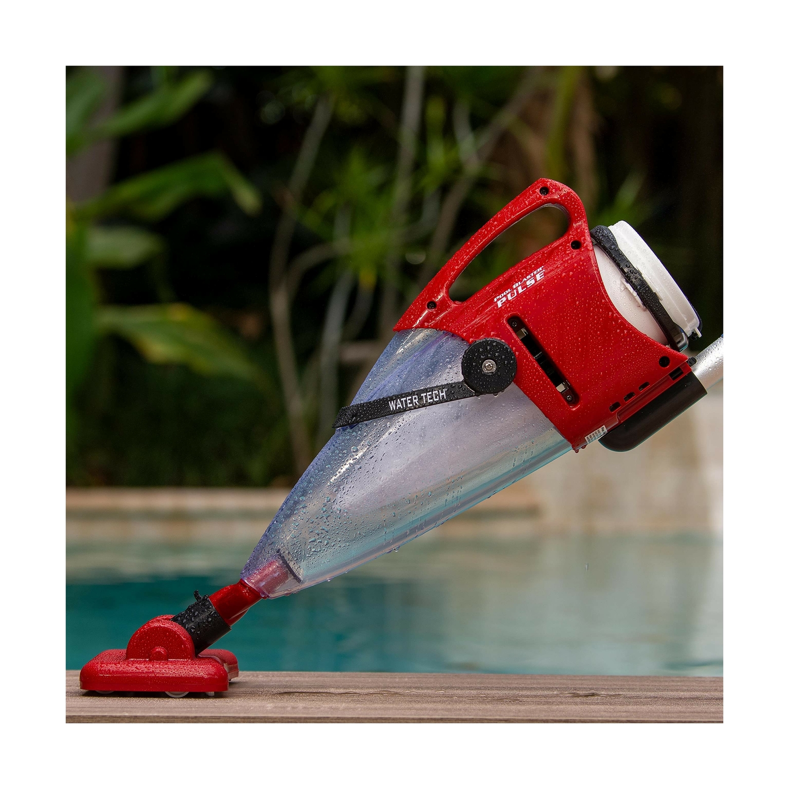 POOL BLASTER Pulse Cordless Pool Vacuum w/Pole Set - Large Debris ...