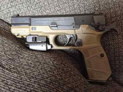 Grip and Rail System for the Browning and FN Hi Power in TAN High Power ...
