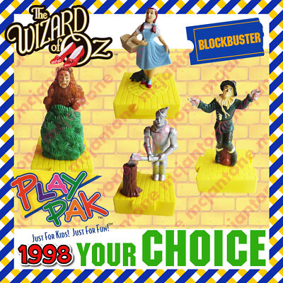 Blockbuster Video 1998 Play Pak WIZARD OF OZ Yellow Brick Road YOUR Toy ...