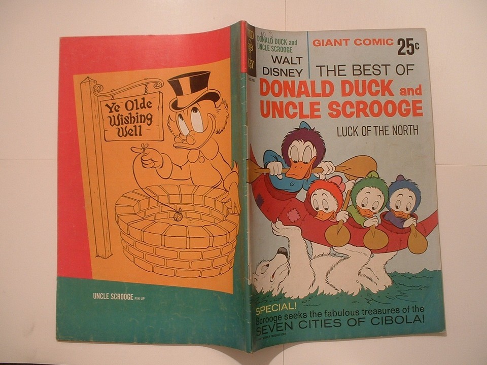 Best of Donald Duck & Uncle Scrooge #2 – Gold Key 1967 – Carl Barks Art ...