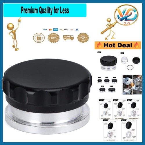 OD 2 Inch Aluminum Alloy Weld Billet Filler Neck Cap for Oil Fuel Water ...