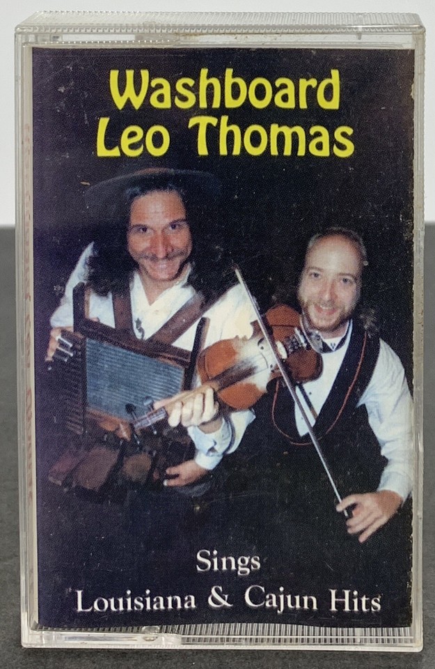 Washboard Leo Thomas Sings Louisiana & Cajun Hits Zydeco Cassette Tape | eBay