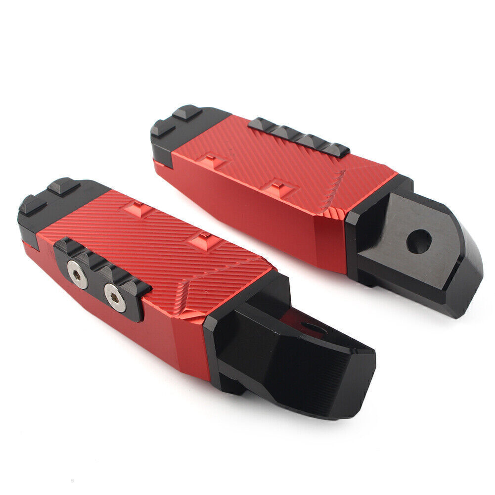 Rear Passenger Footrests Foot Pegs Pedal Pads red For Yamaha YZF R1 R6 ...