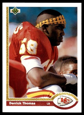 1991 Upper Deck Derrick Thomas Kansas City Chiefs #165 | eBay