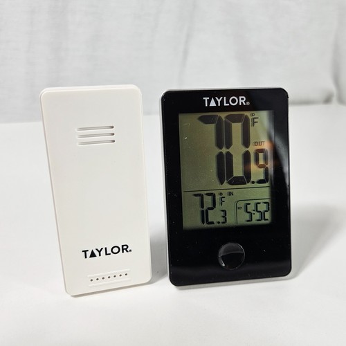 Taylor Wireless Digital Indoor/Outdoor Thermometer 1730 with Sensor | eBay