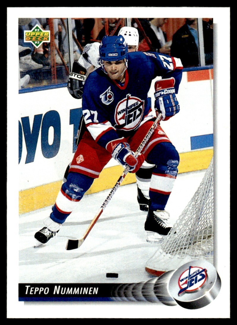1992-93 Upper Deck #326 Teppo Numminen Winnipeg Jets | eBay