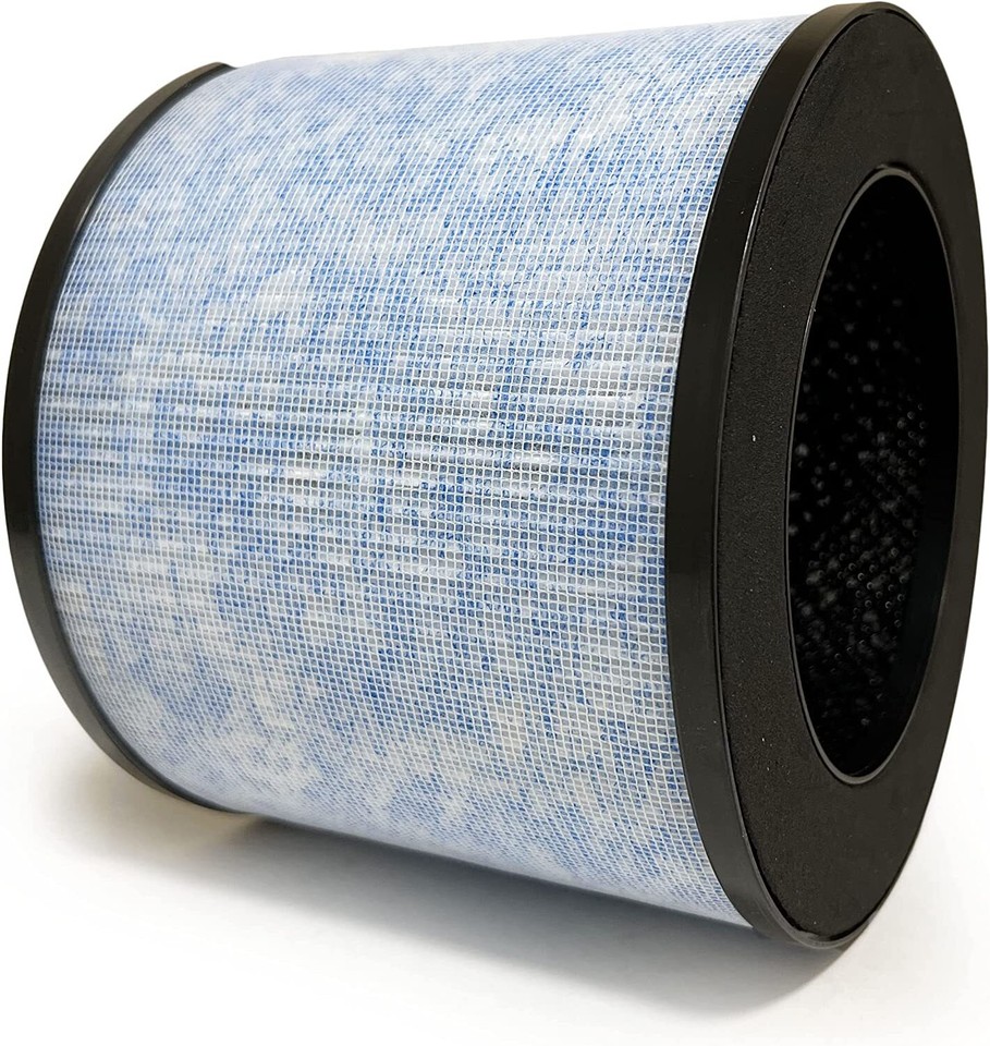 3-in-1 F100 True HEPA Carbon Filter Replacement Instant Air Purifier ...