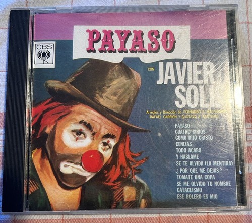 Payaso Con Javier Solis Audio CD (1988) | eBay