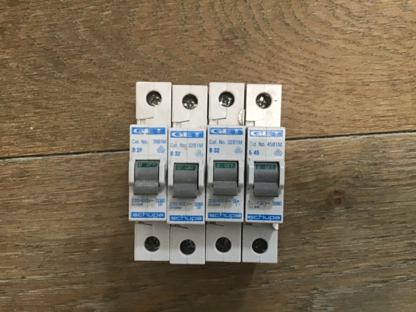 GET MCB bs60898 type B 20A, 32A, 45A | eBay UK