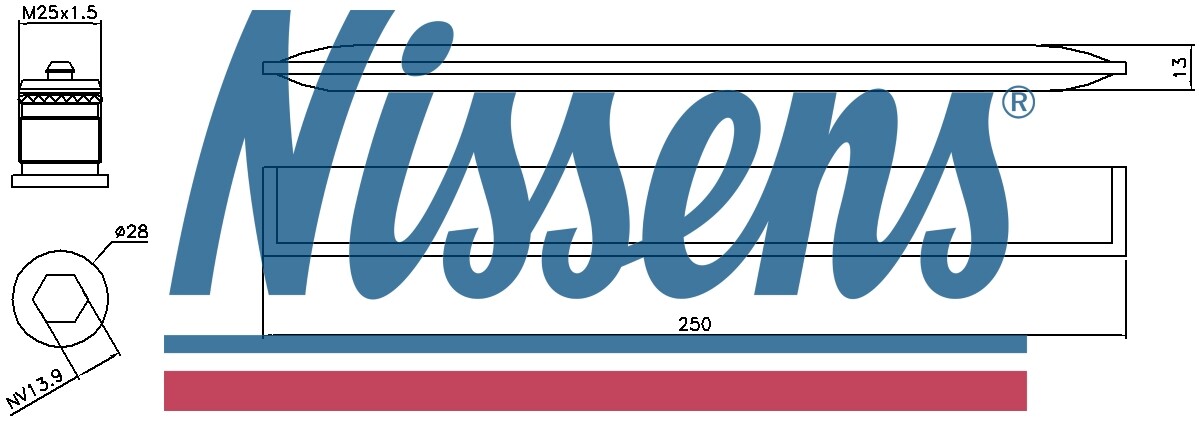 Nissens A/c Receiver Drier Front 95450 8k0298403 for AUDI for sale ...