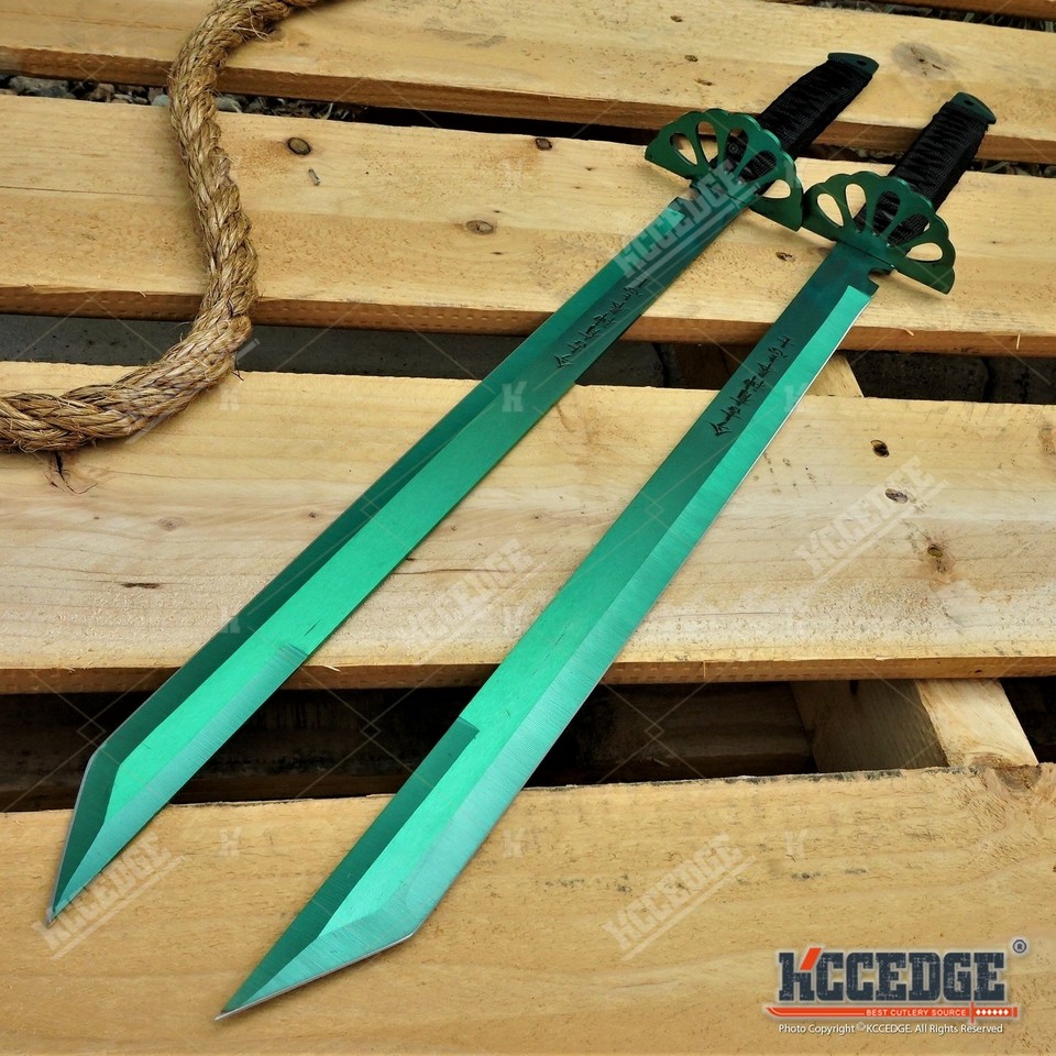 28" Dual Sword Set Ninja Full Tang Machete w/ Carry Sheath | eBay