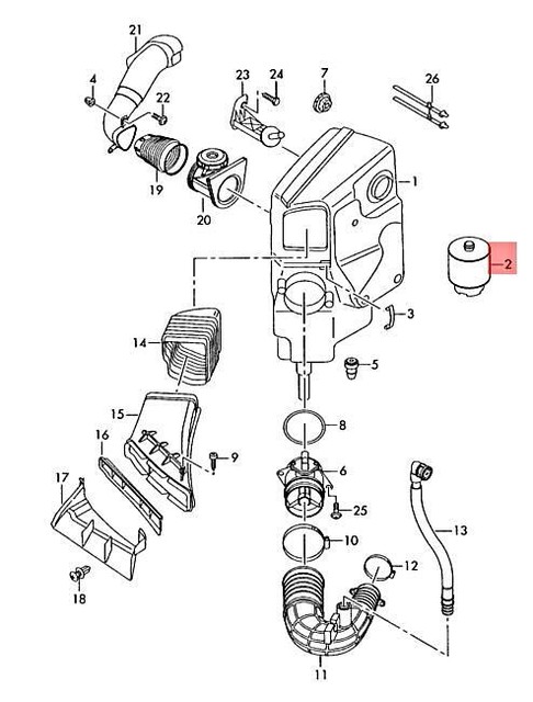 Air Filter VAG Genuine OEM Part 4F0133843A for sale online | eBay