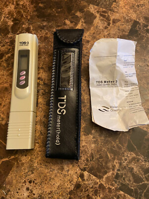 Water Quality Test Meter & Case TDS-3 TEMP ( hold) Used | eBay
