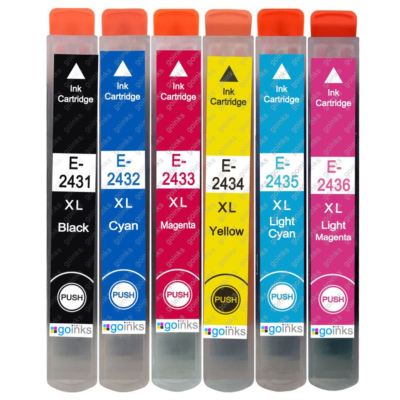 6 Ink Cartridges (Set) for Epson Expression Photo XP-750, XP-850, XP ...