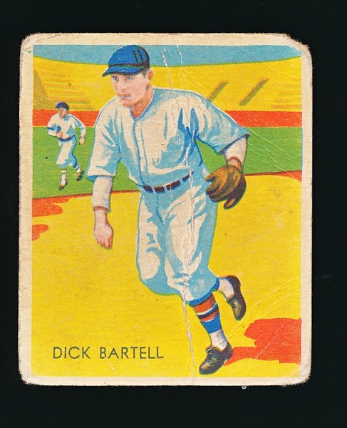 1934-36 National Chicle Diamond Stars - R327 #101 Dick Bartell for sale ...