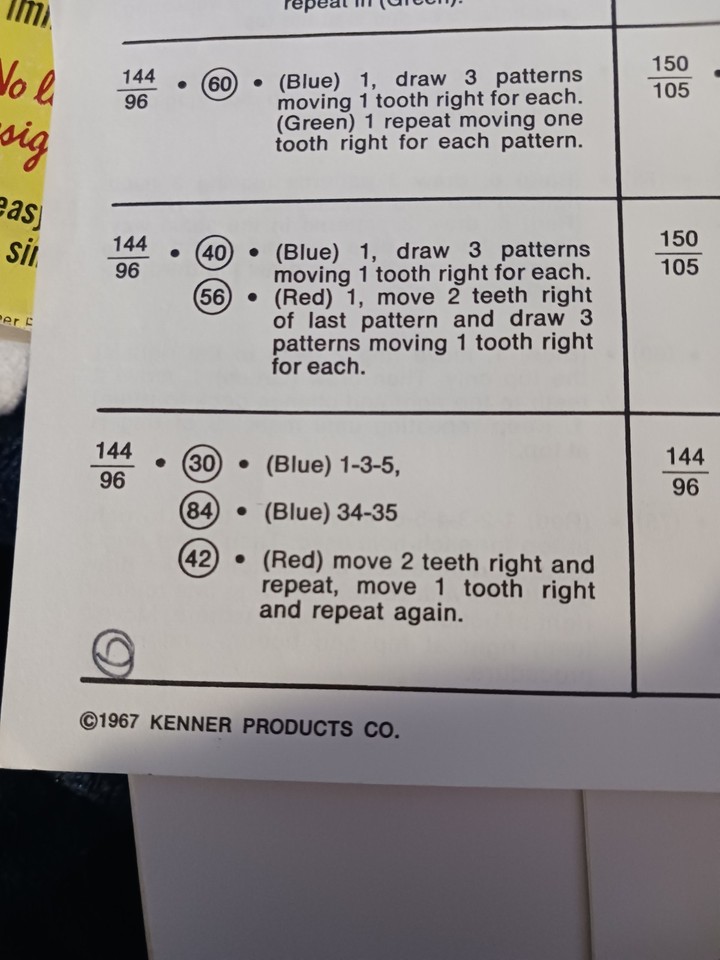 VINTAGE 1967 KENNER'S #401 SPIROGRAPH SET - ALL DISC ETC IN BOX ...