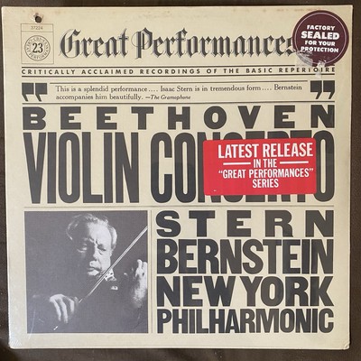 SEALED! ISAAC STERN plays BEETHOVEN - 1981 CBS Great Performances #23 ...