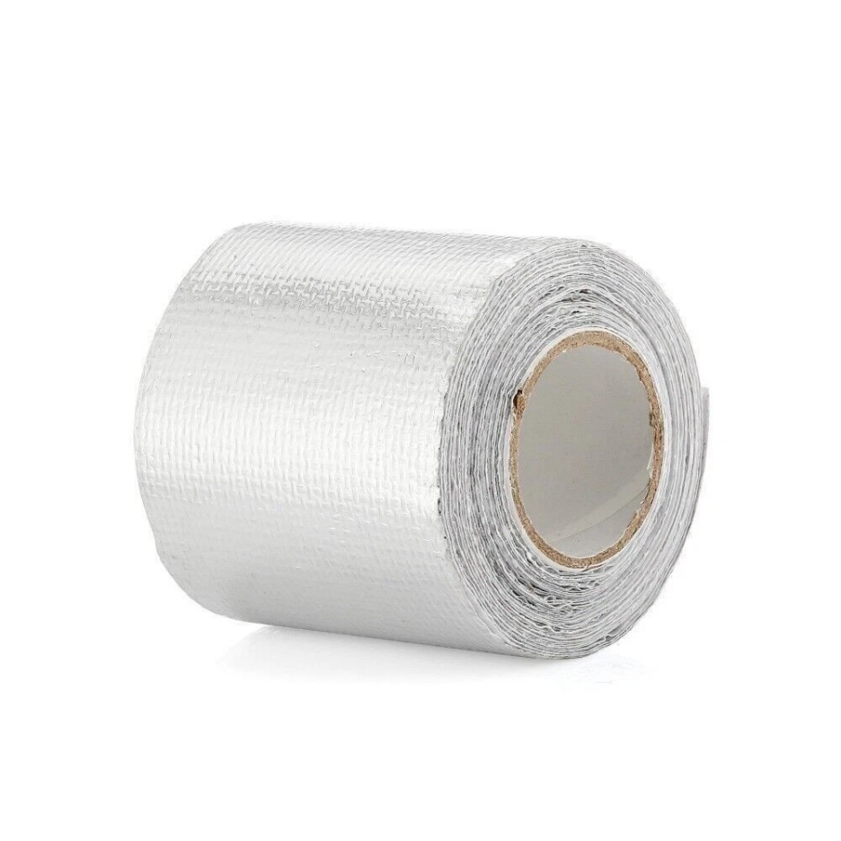 2" x 65' Adhesive Exhaust Header Pipe Wrap Heat Shield Tape Exhaust ...