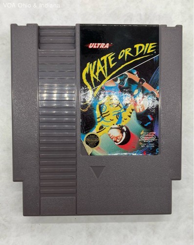 Vintage Nintendo NES Ultra Games Skate Or Die Game Cartridge | eBay