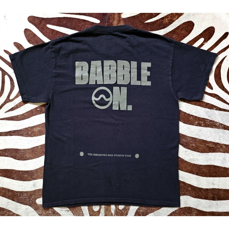 Lady Gaga Official Tour Merch 2022 Chromatica Ball T-Shirt Babble On Sz ...